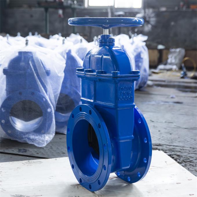 DN300 Sewage Gate Valve Ductile Iron QT450 QT400 Elastic Pn10 Gate Valve
