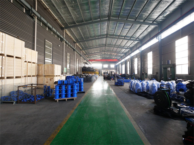 DN 300 Ductile Iron QT450 Rubber Wedge Gate Valve Gear Operated P16 DIN ...