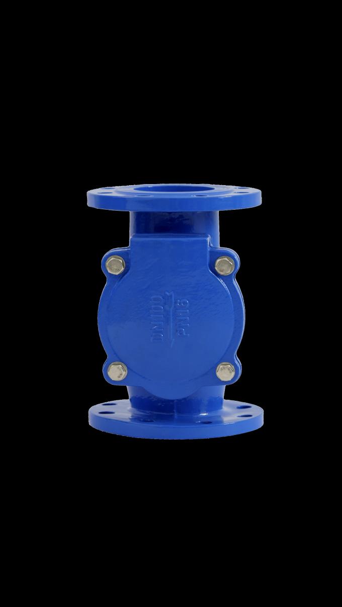 GGG50 Sewage Rubber Seat Check Valve PN16 PN10 Cast Iron Swing Check Valve