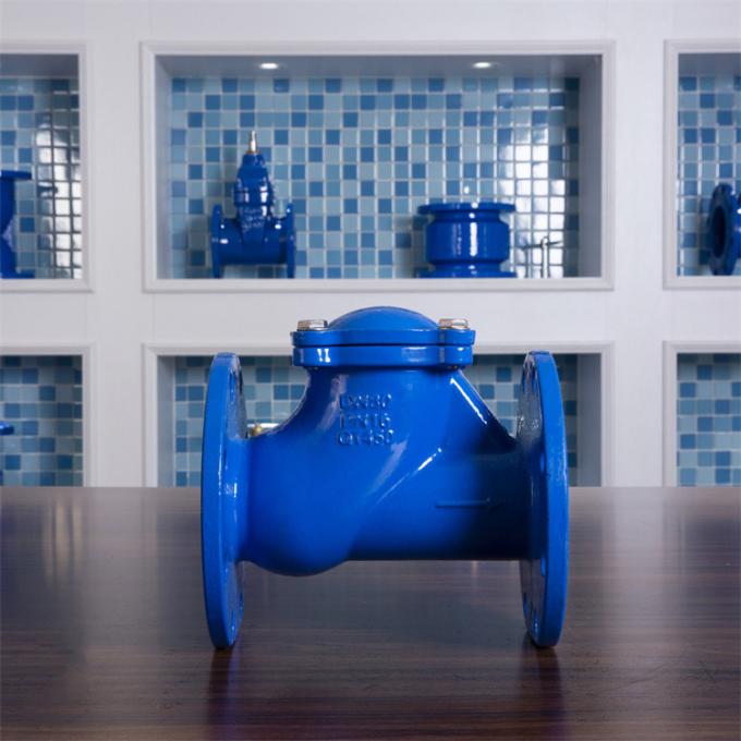 DN800 Swing Check Valve Flanged Ends PN10 Ball Float Ductile Iron