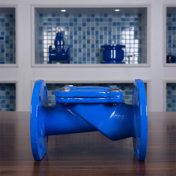 Rubber Single Door Check Valve GGG40 DN50 Flap Type Non Return Valve